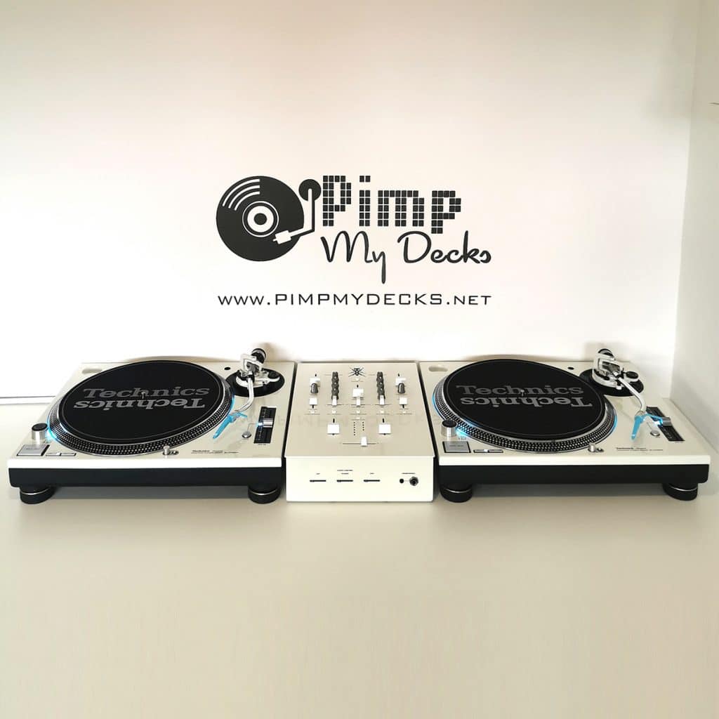 Custom Technics 1210 MK5 • Lamborghini Pearl White • Pimp My Decks