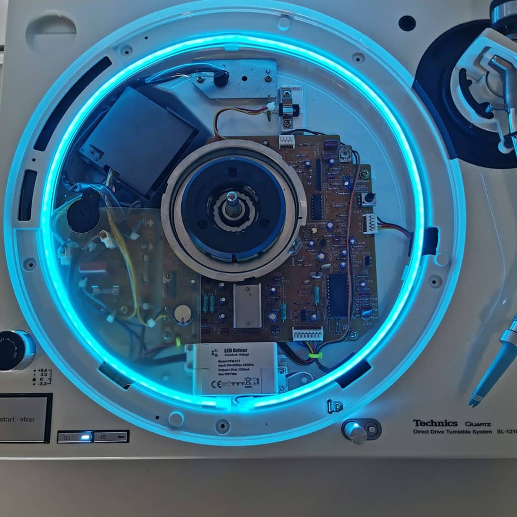 Custom Technics 1210 MK5 • Lamborghini Pearl White • Pimp My Decks