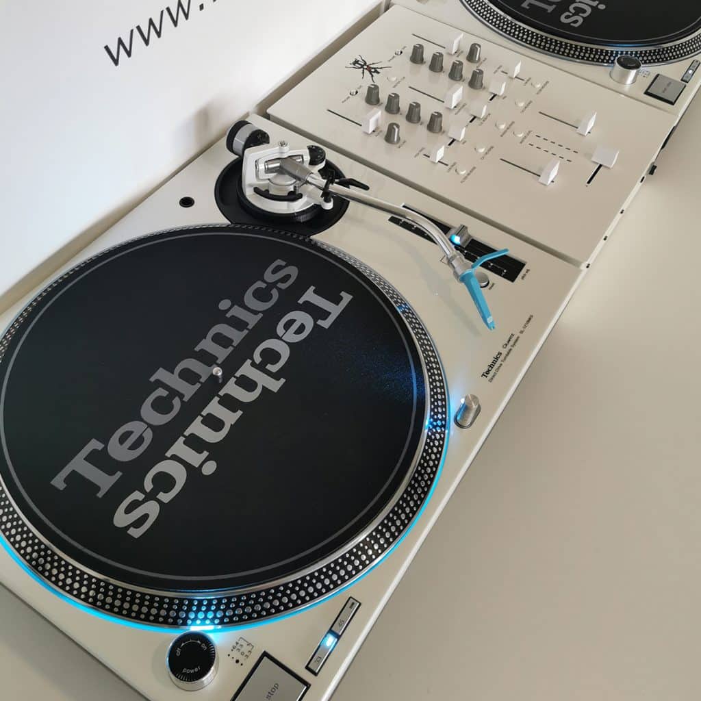 Custom Technics 1210 MK5 • Lamborghini Pearl White • Pimp My Decks