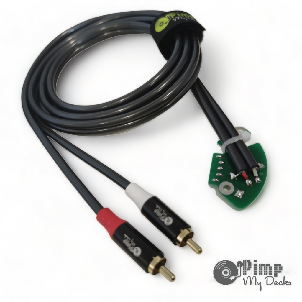 PMD Technics 1200 / 1210 Phono RCA Audio Cable, and Earth Lead and PCB • Pimp My Decks